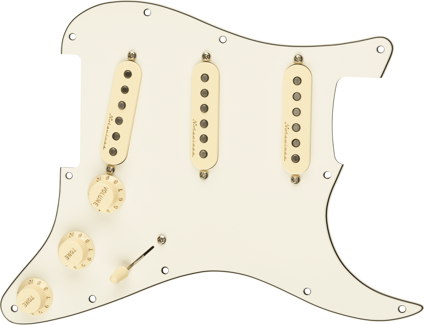 Pre-Wired Strat® Pickguard, Vintage Noiseless SSS – Fender